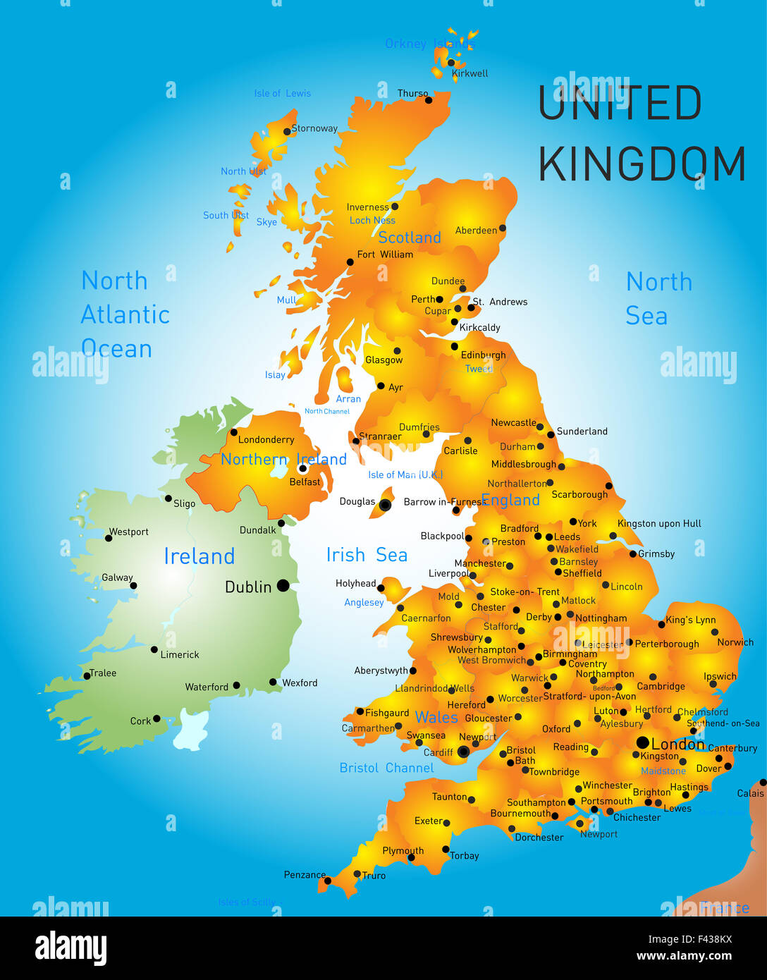 Bristol channel map hi-res stock photography and images - Alamy