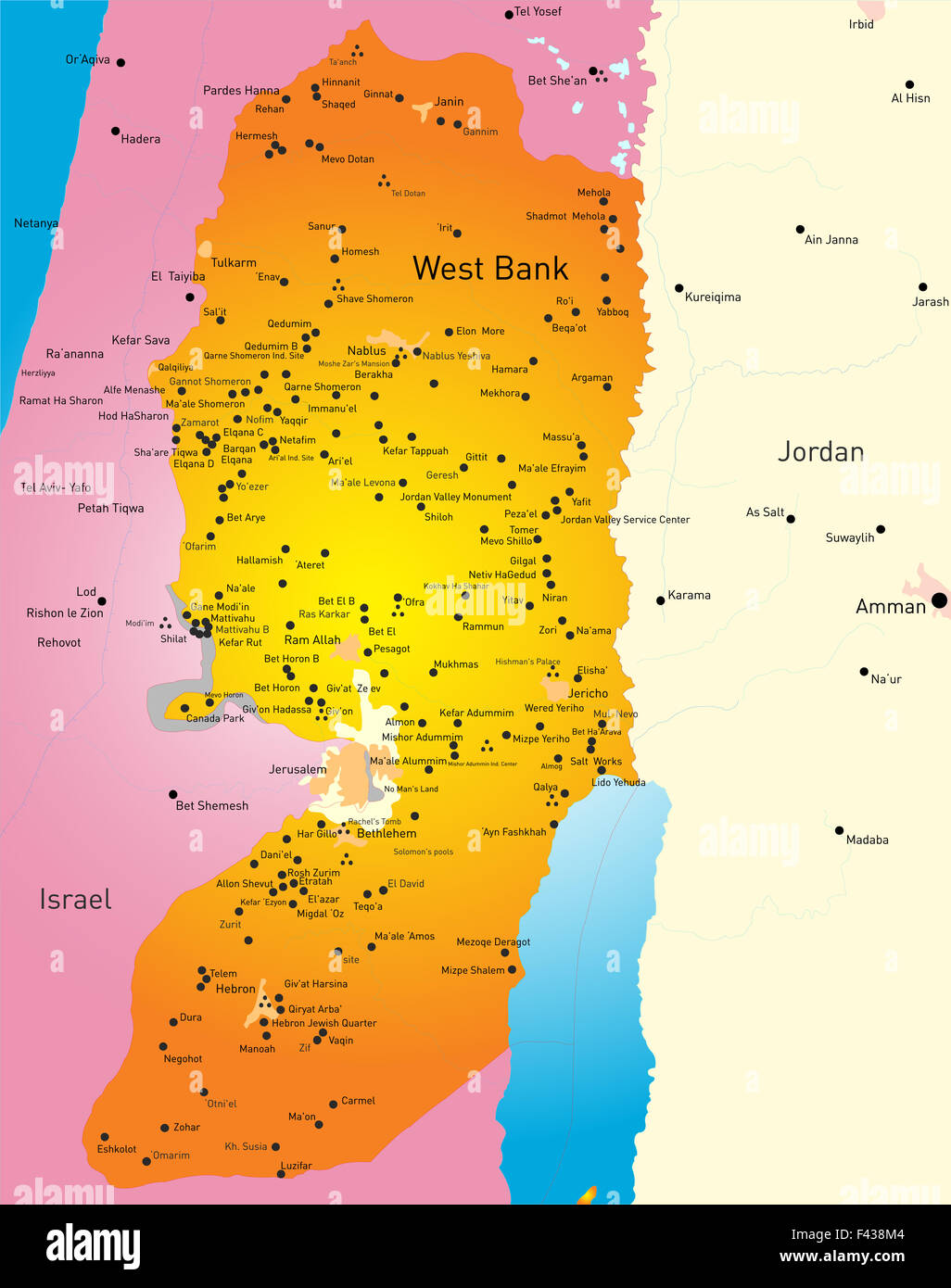 Golan map hi-res stock photography and images - Alamy