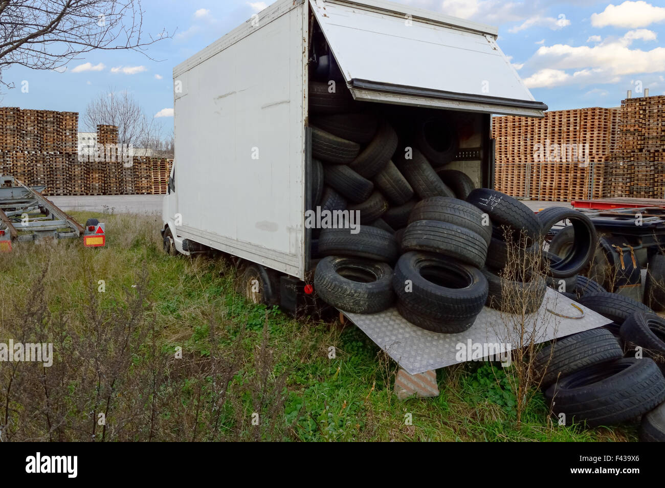 Old tires hi-res stock photography and images - Alamy