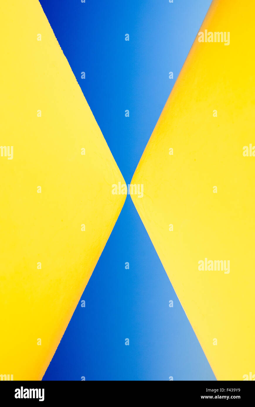 Abstract shape of an hourglass Stock Photo - Alamy