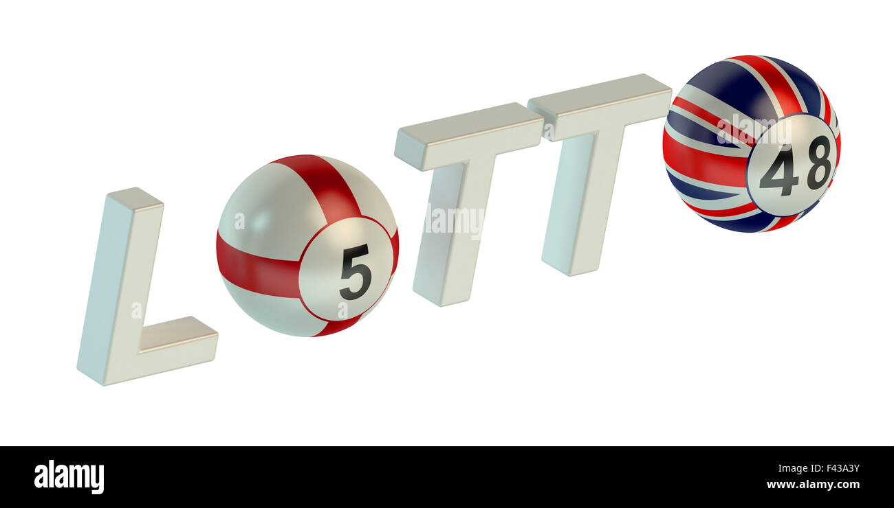 Lotto concept isolated on white background Stock Photo - Alamy