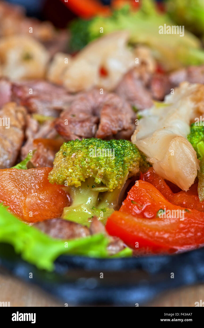 meat with vegetables Stock Photo - Alamy