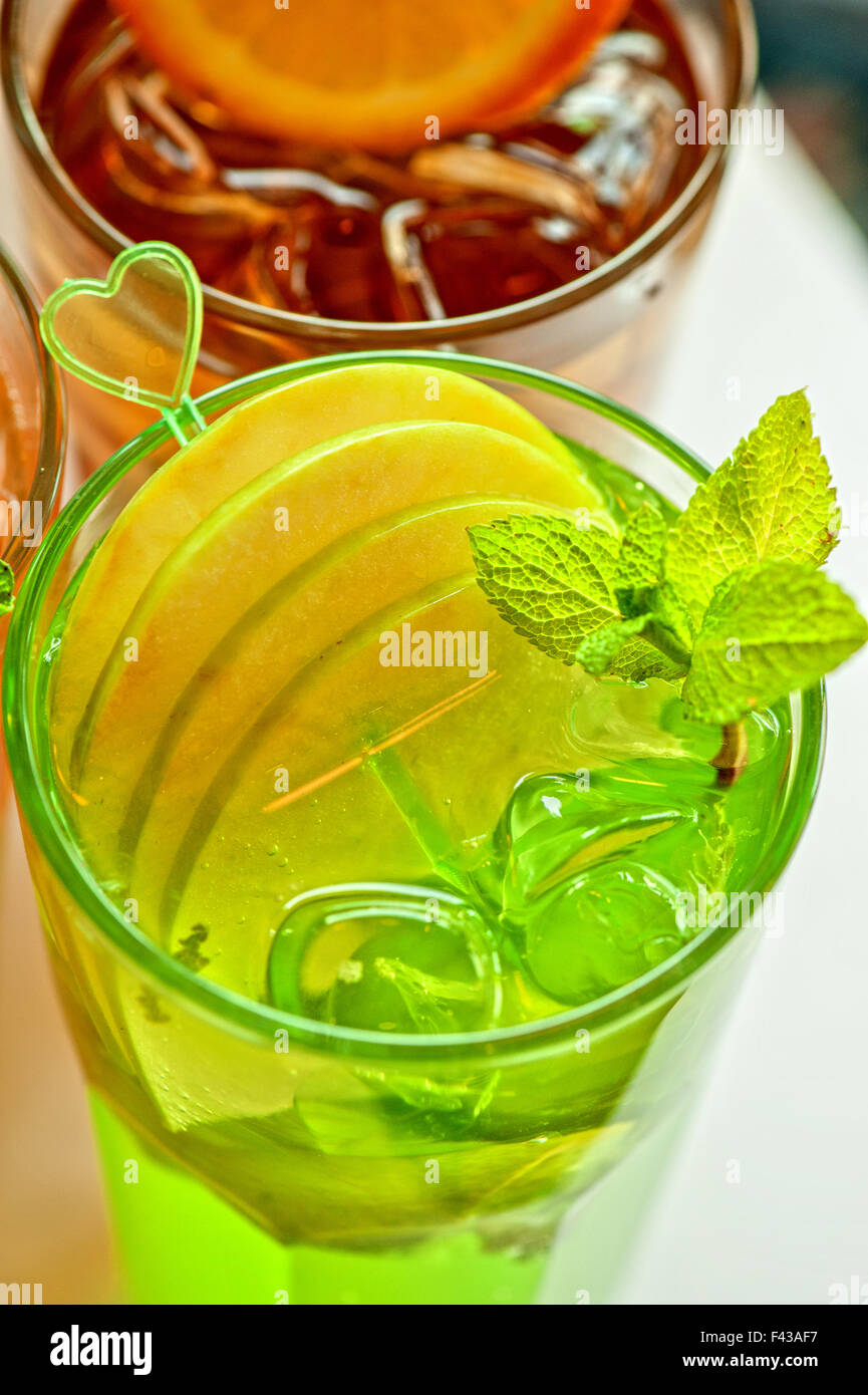 fresh cold tea Stock Photo - Alamy