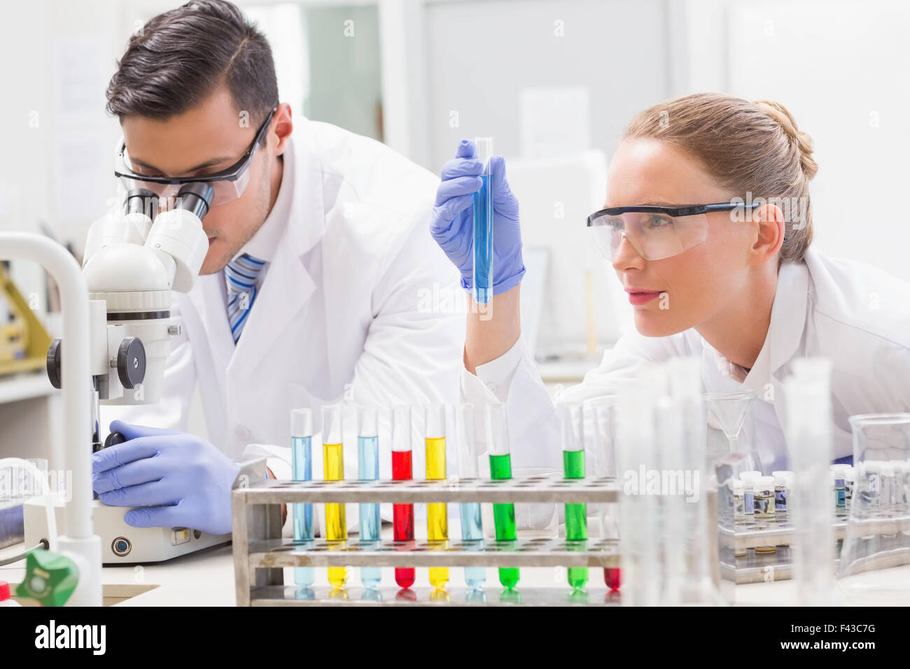 Focused examining hi-res stock photography and images - Alamy