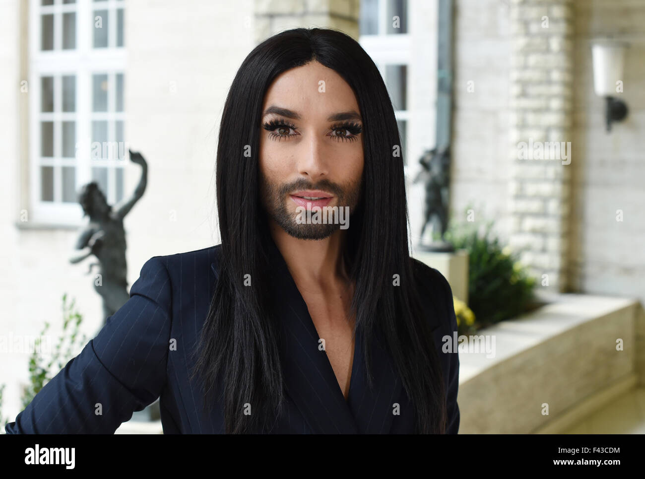Exclusive: Austrian singer Conchita Wurst poses during a photo shooting ...