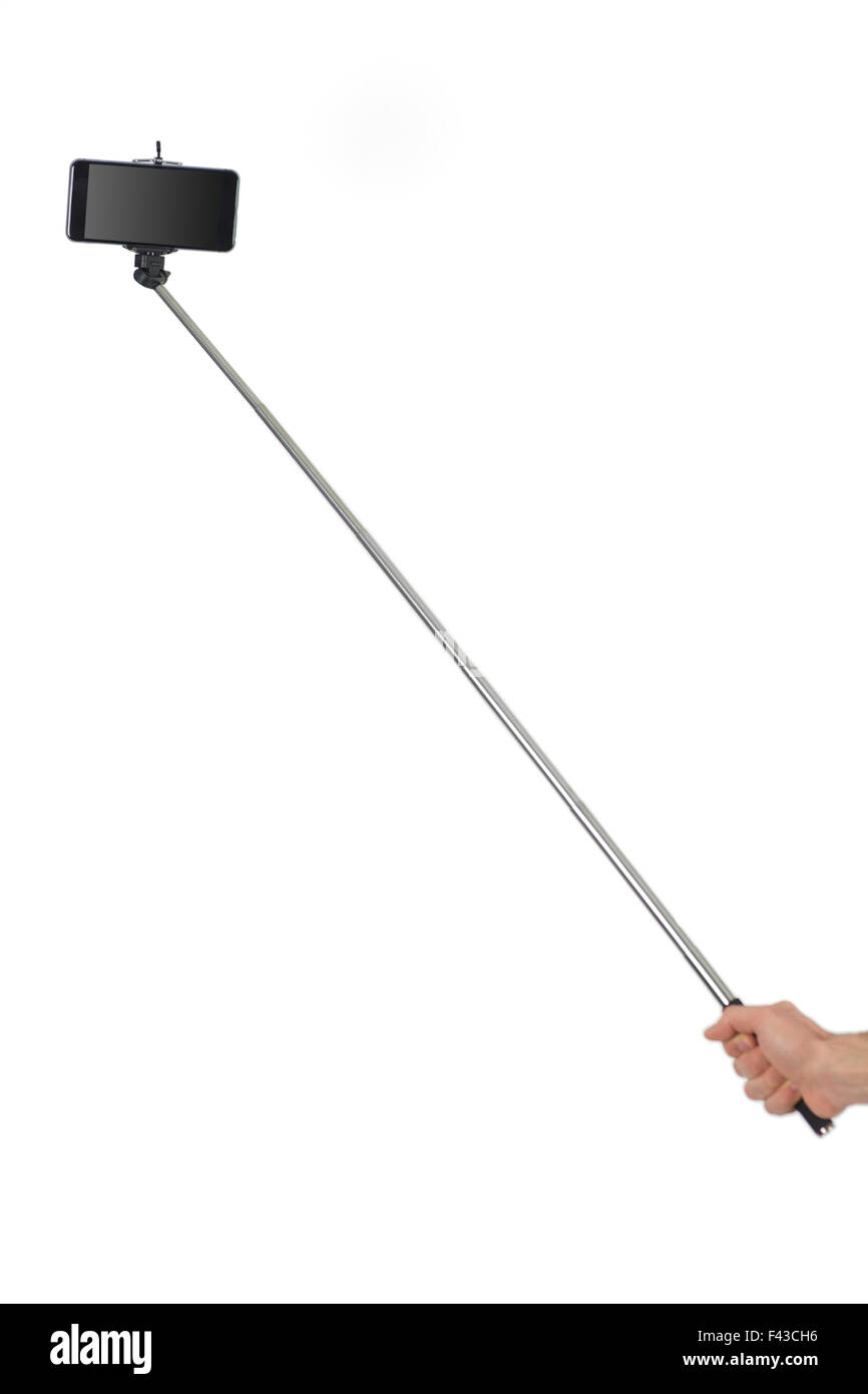 Man hand using a phone Cut Out Stock Images & Pictures - Alamy