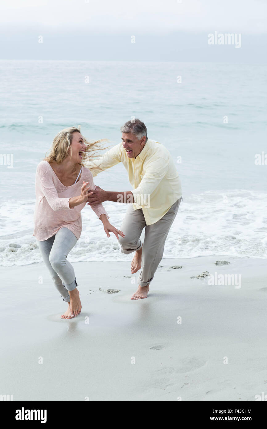 Happy couple having fun together Stock Photo - Alamy