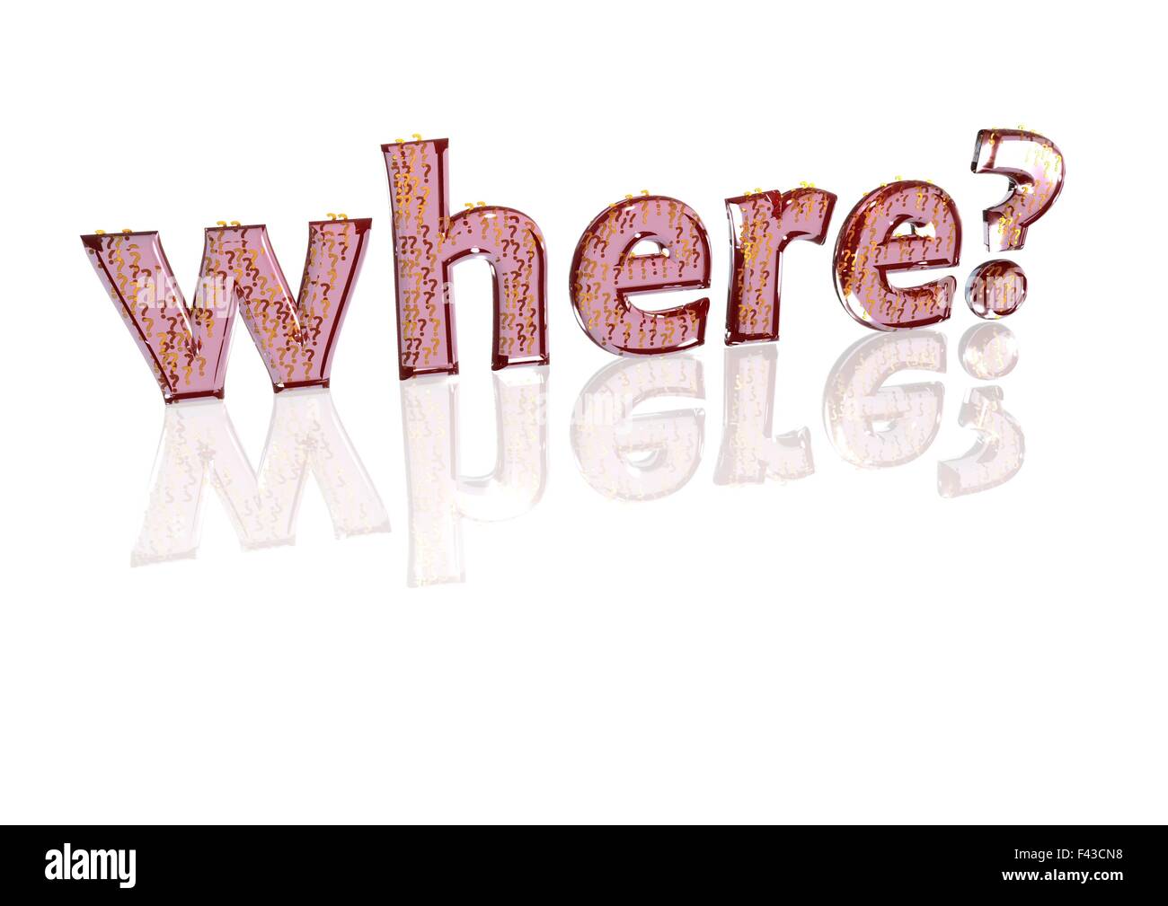 The question where Stock Photo - Alamy