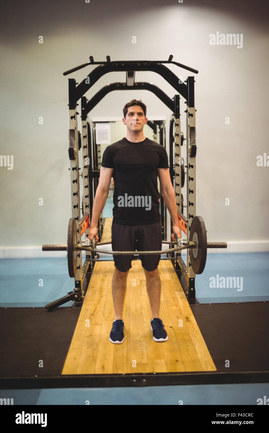 Man lifting gym heavy hi-res stock photography and images - Alamy