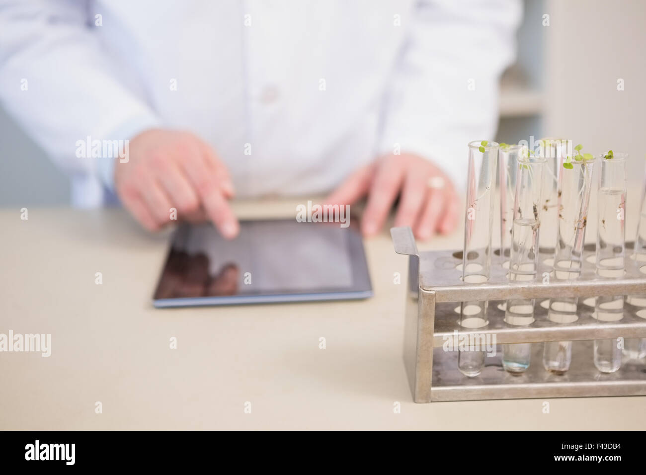 Scientist using tablet pc Stock Photo - Alamy Scientist using tablet pc Stock Photo - Alamy