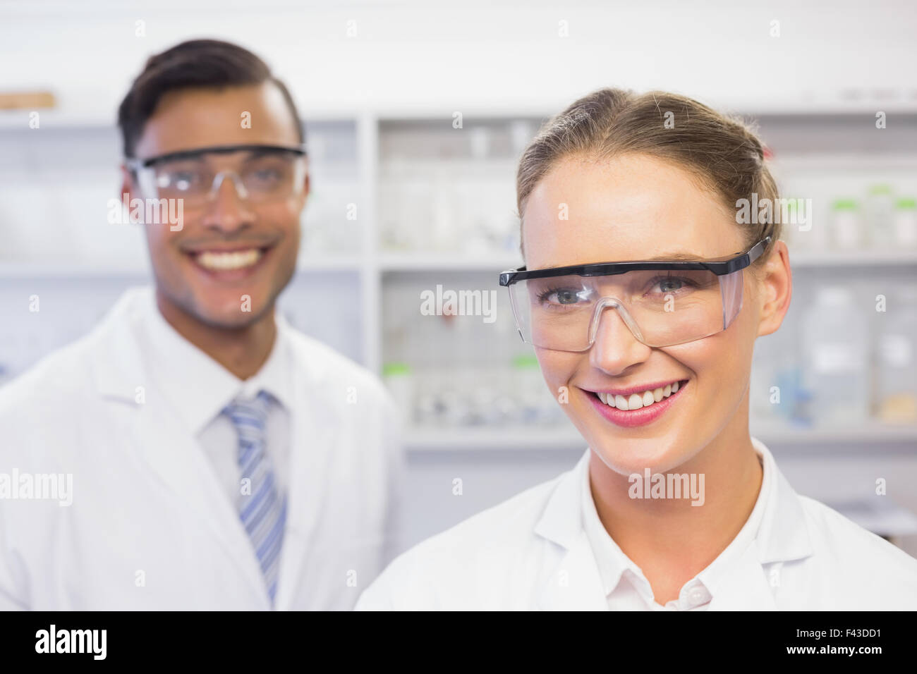 Smiling scientists looking camera hi-res stock photography and images ...