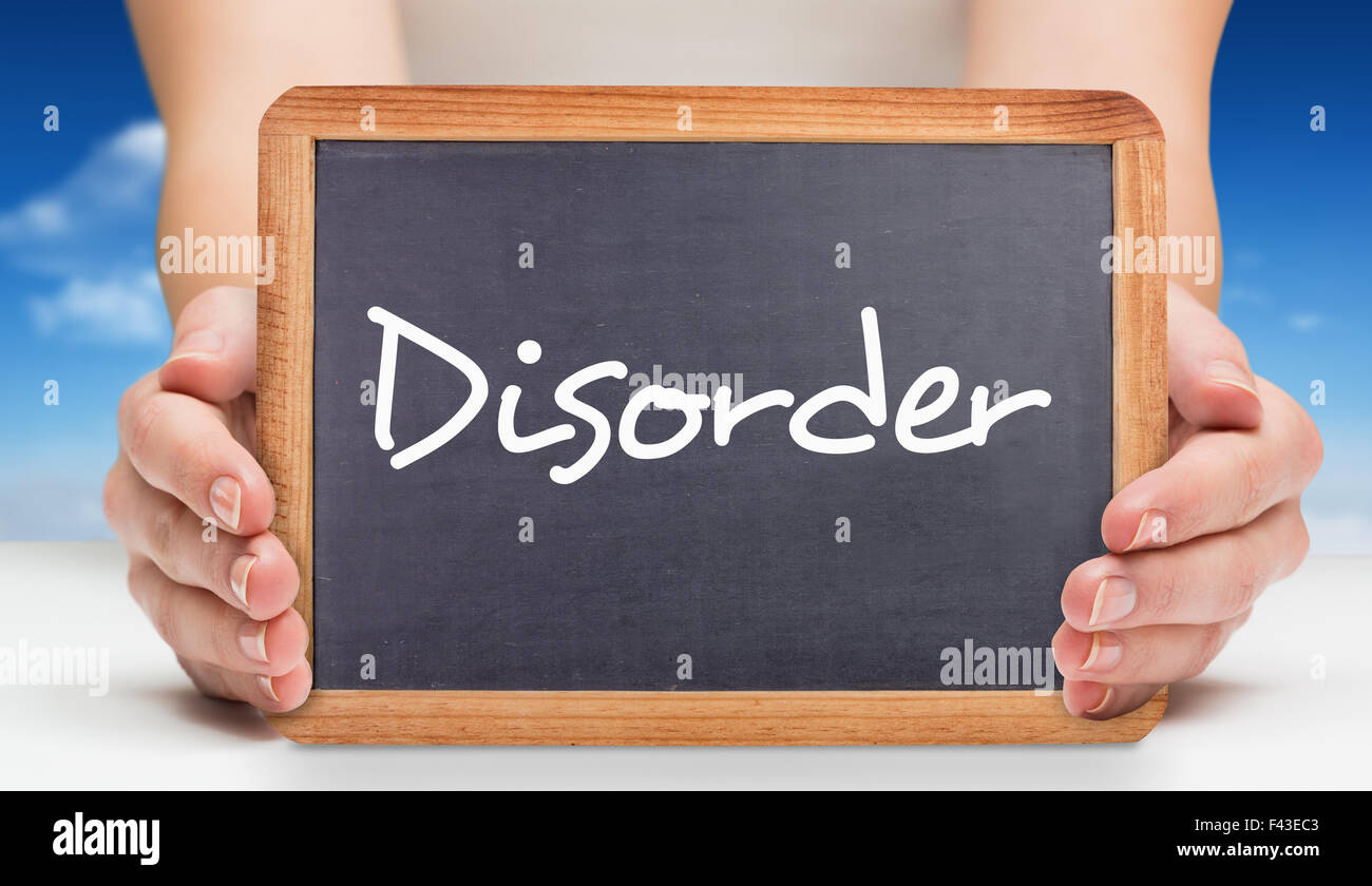 Disorder against bright blue sky with clouds Stock Photo - Alamy