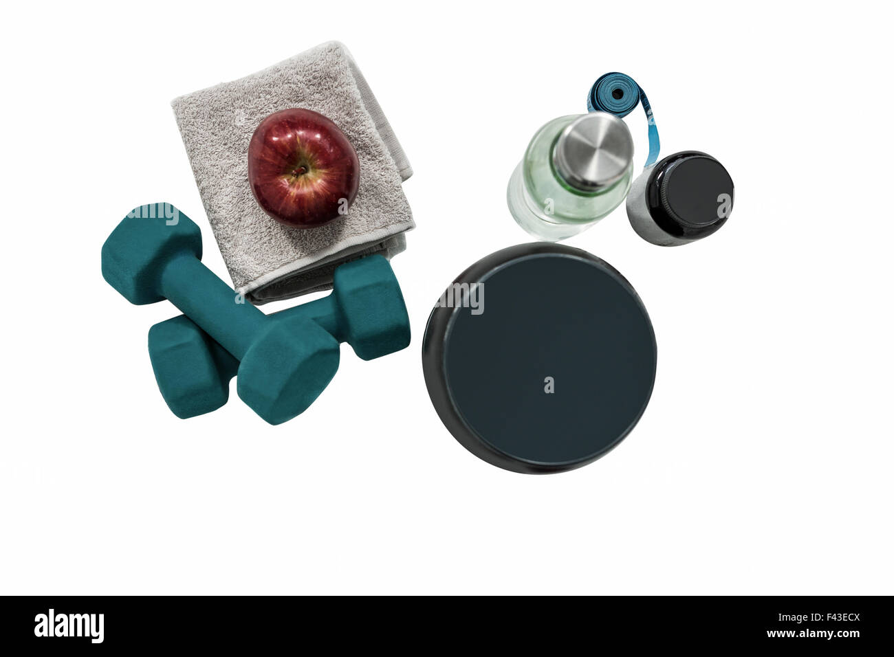 Health and exercise items Stock Photo - Alamy