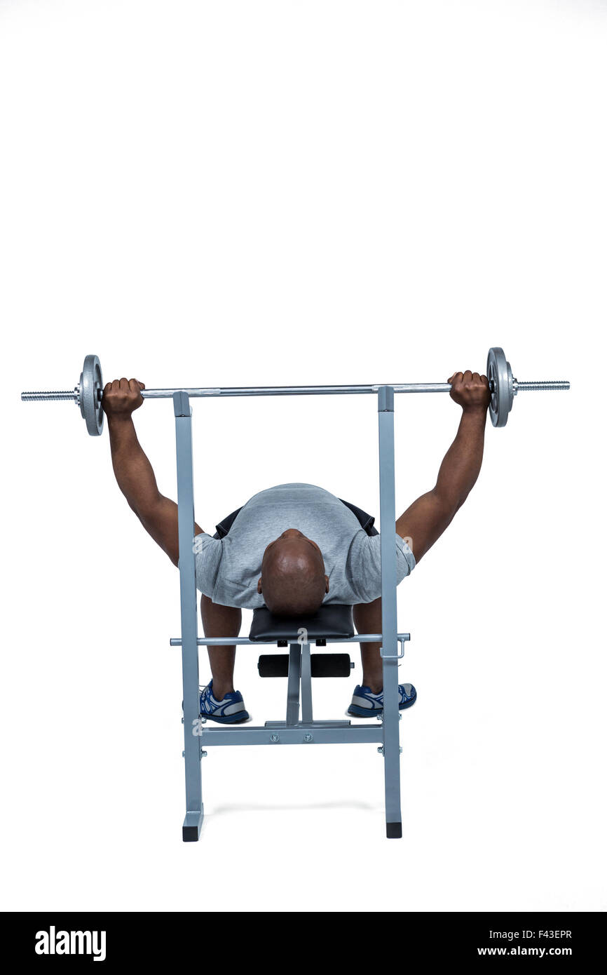 Muscle man barbell Cut Out Stock Images & Pictures - Alamy