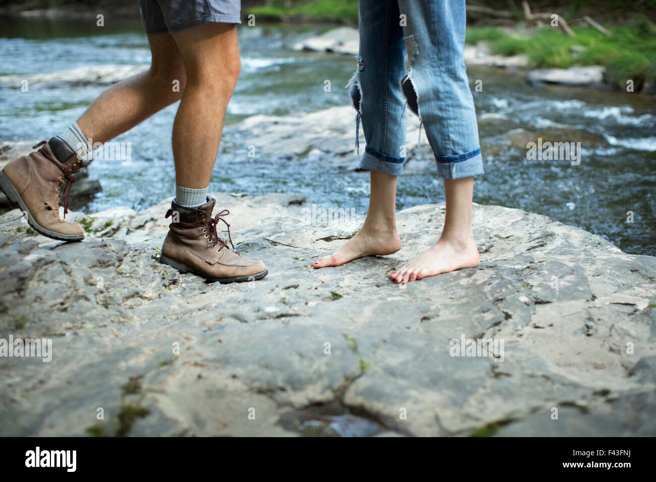 On the feet and the face hi-res stock photography and images - Alamy