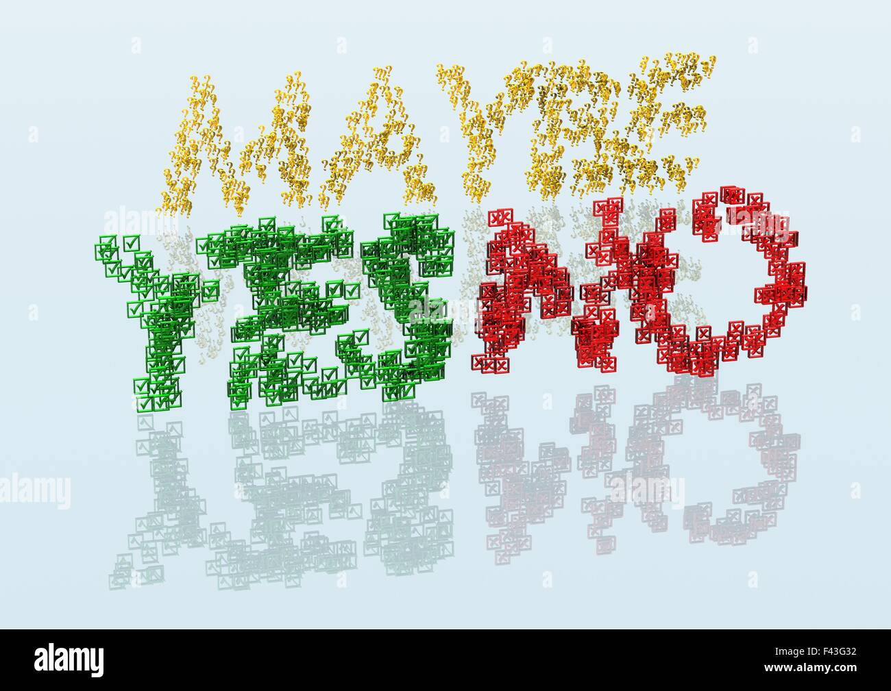 Word yes hi-res stock photography and images - Alamy