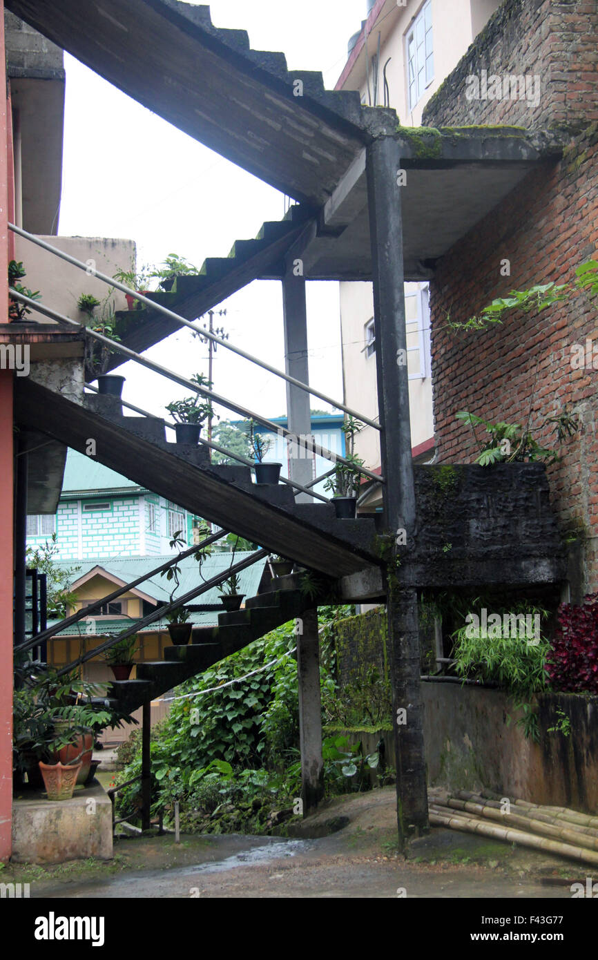 Stairs going nowhere Stock Photo - Alamy