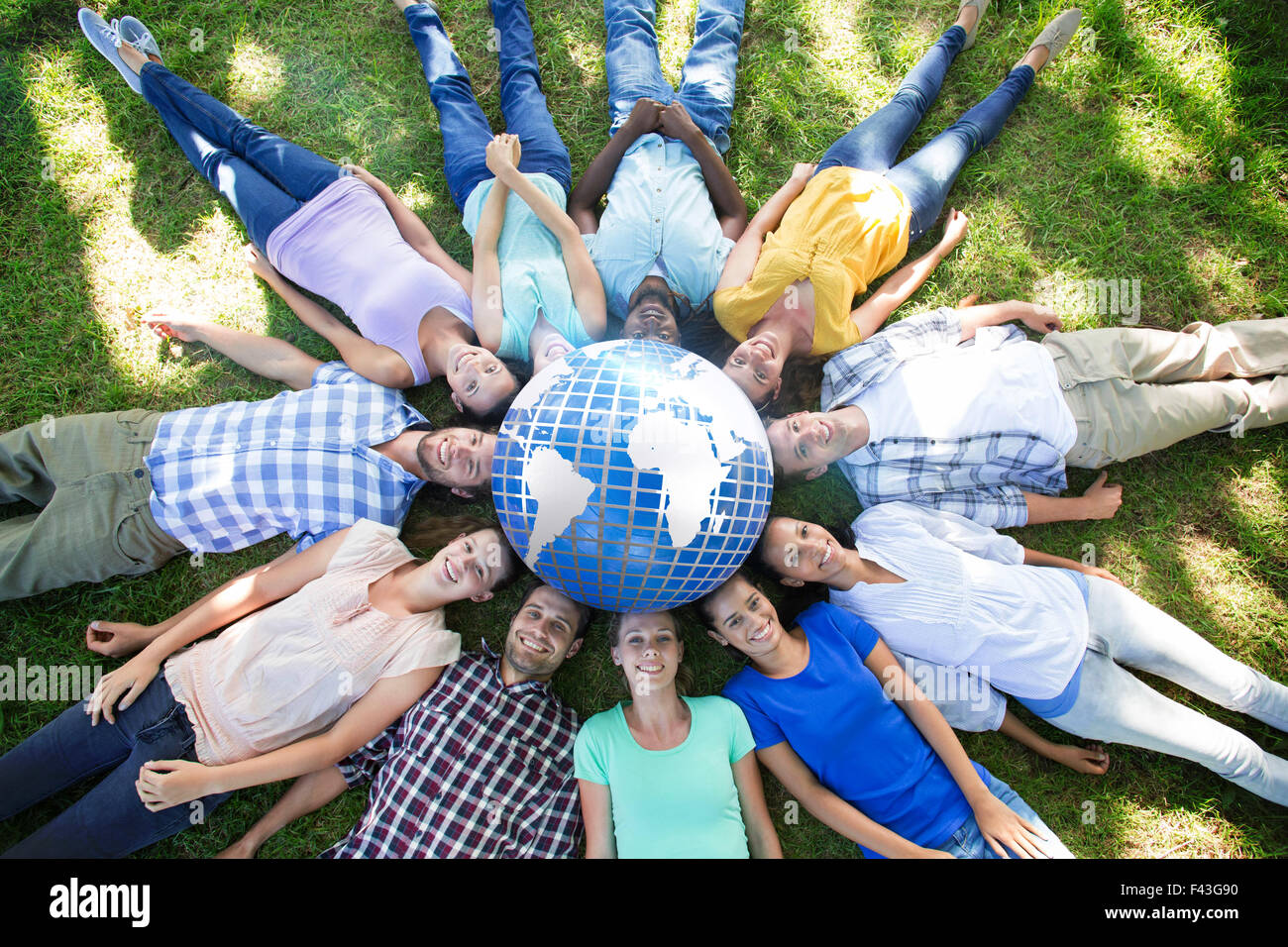 Composite image of silver earth Stock Photo - Alamy