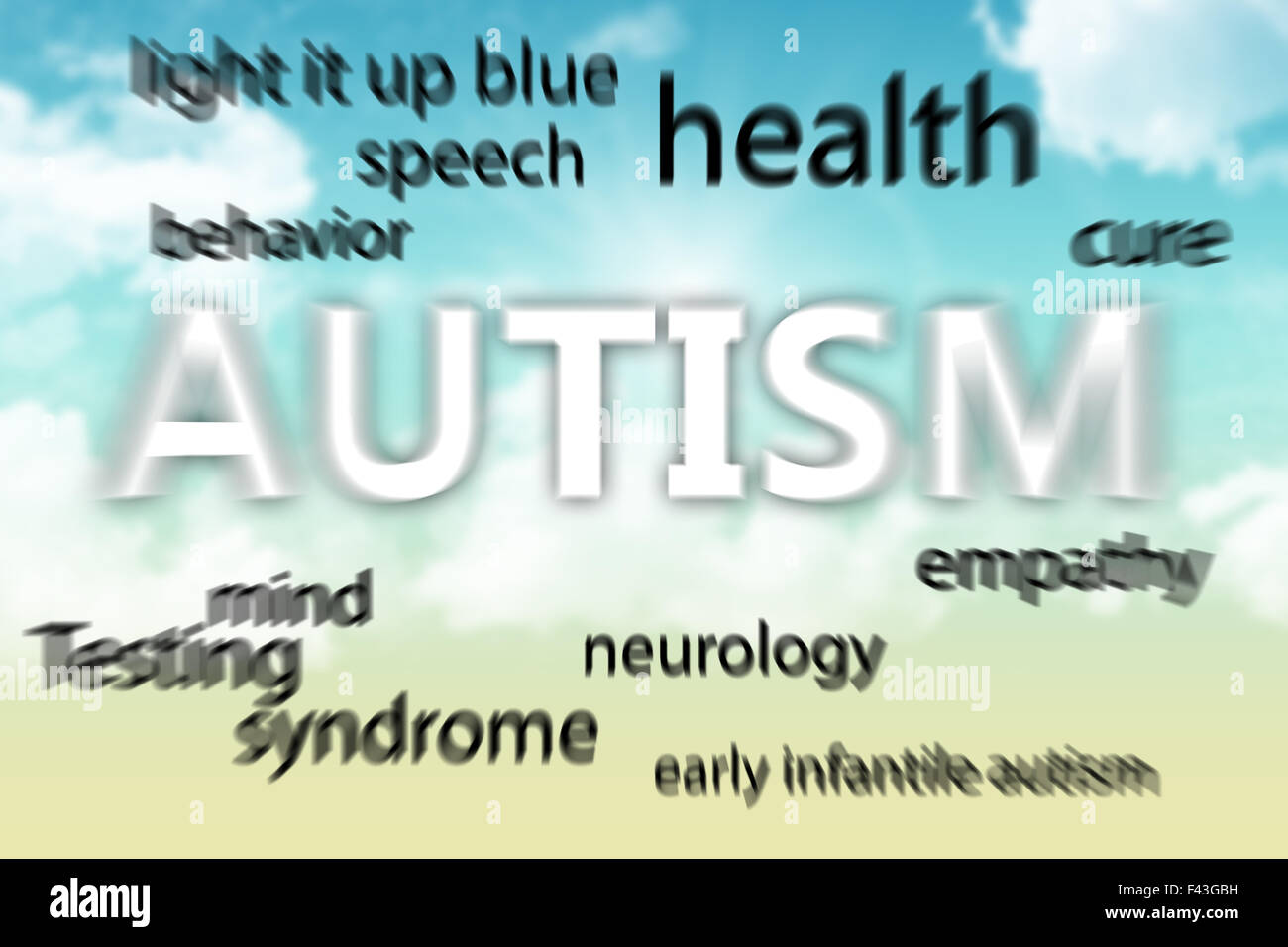 Composite image of autism Stock Photo - Alamy