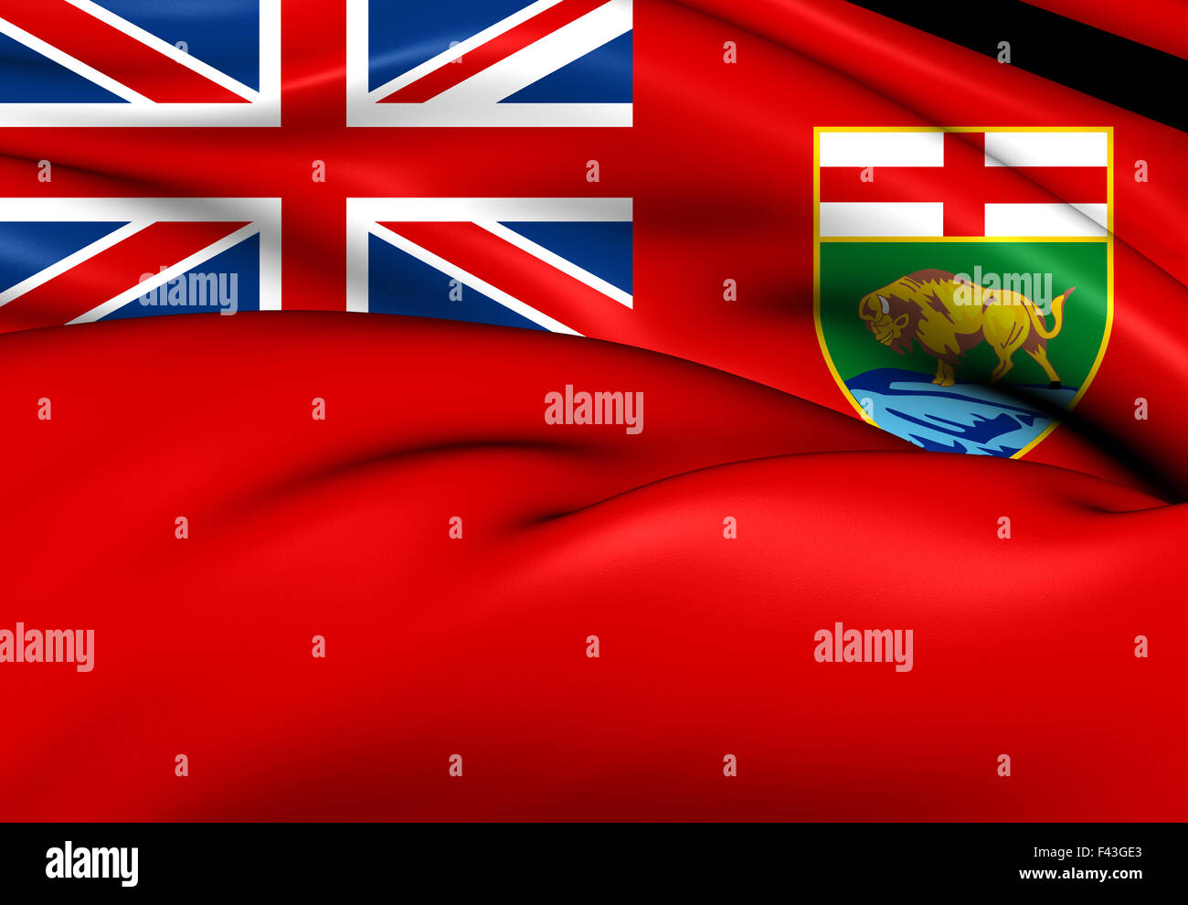 Flag of Manitoba, Canada Stock Photo - Alamy