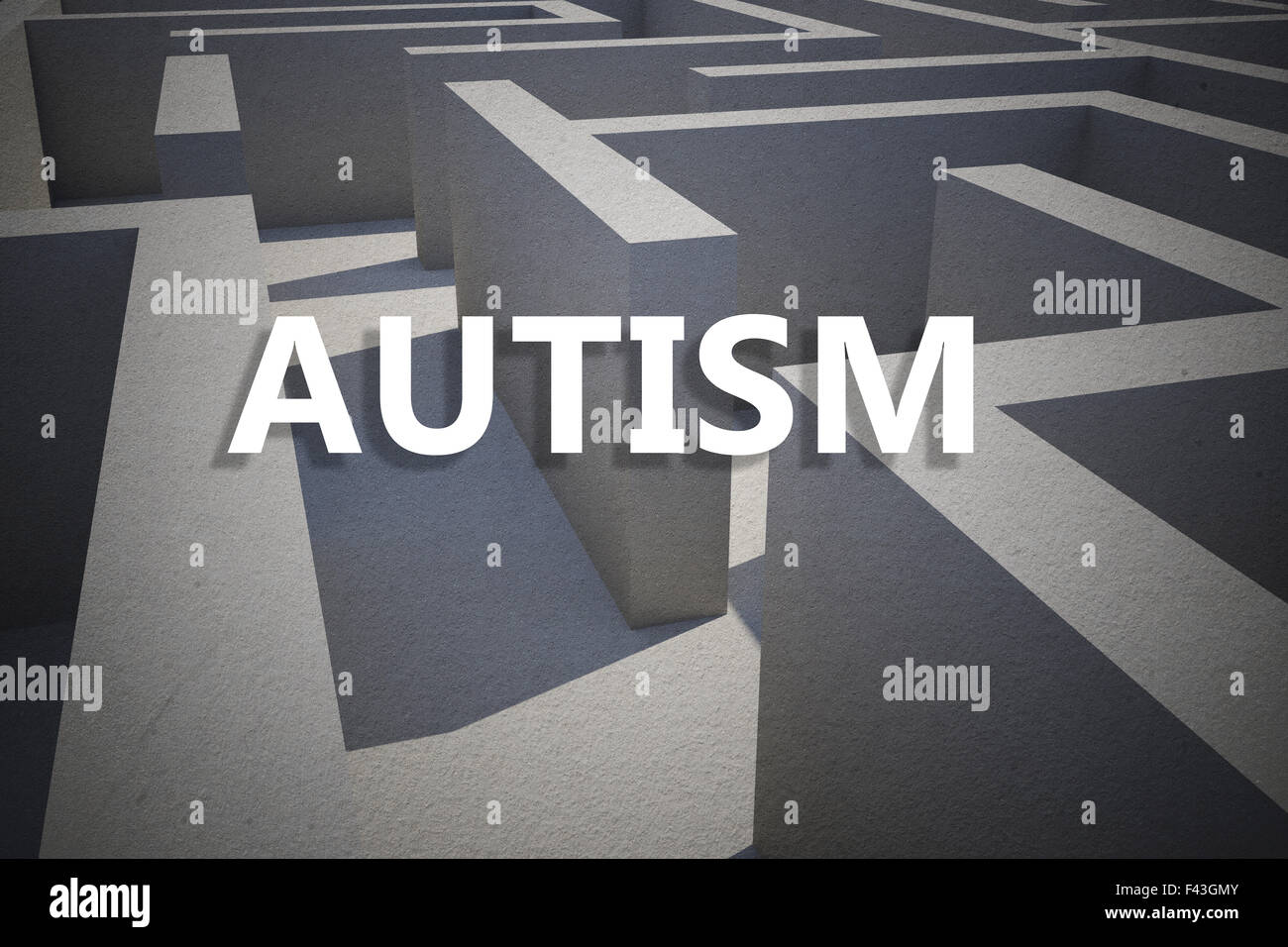 Composite image of autism Stock Photo - Alamy