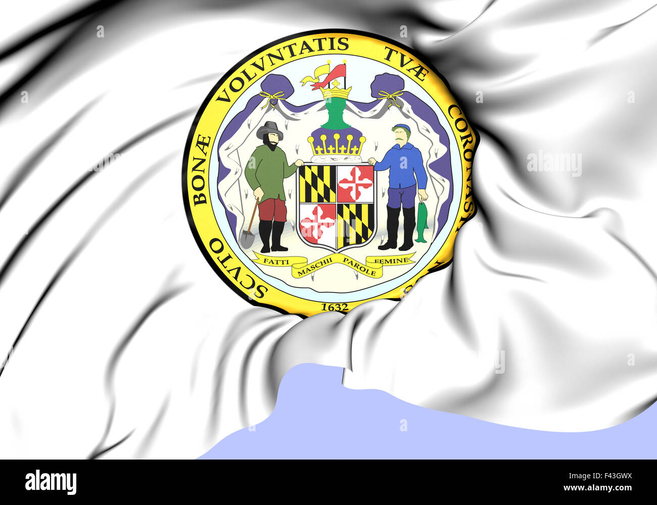 State Seal of Maryland, USA Stock Photo - Alamy