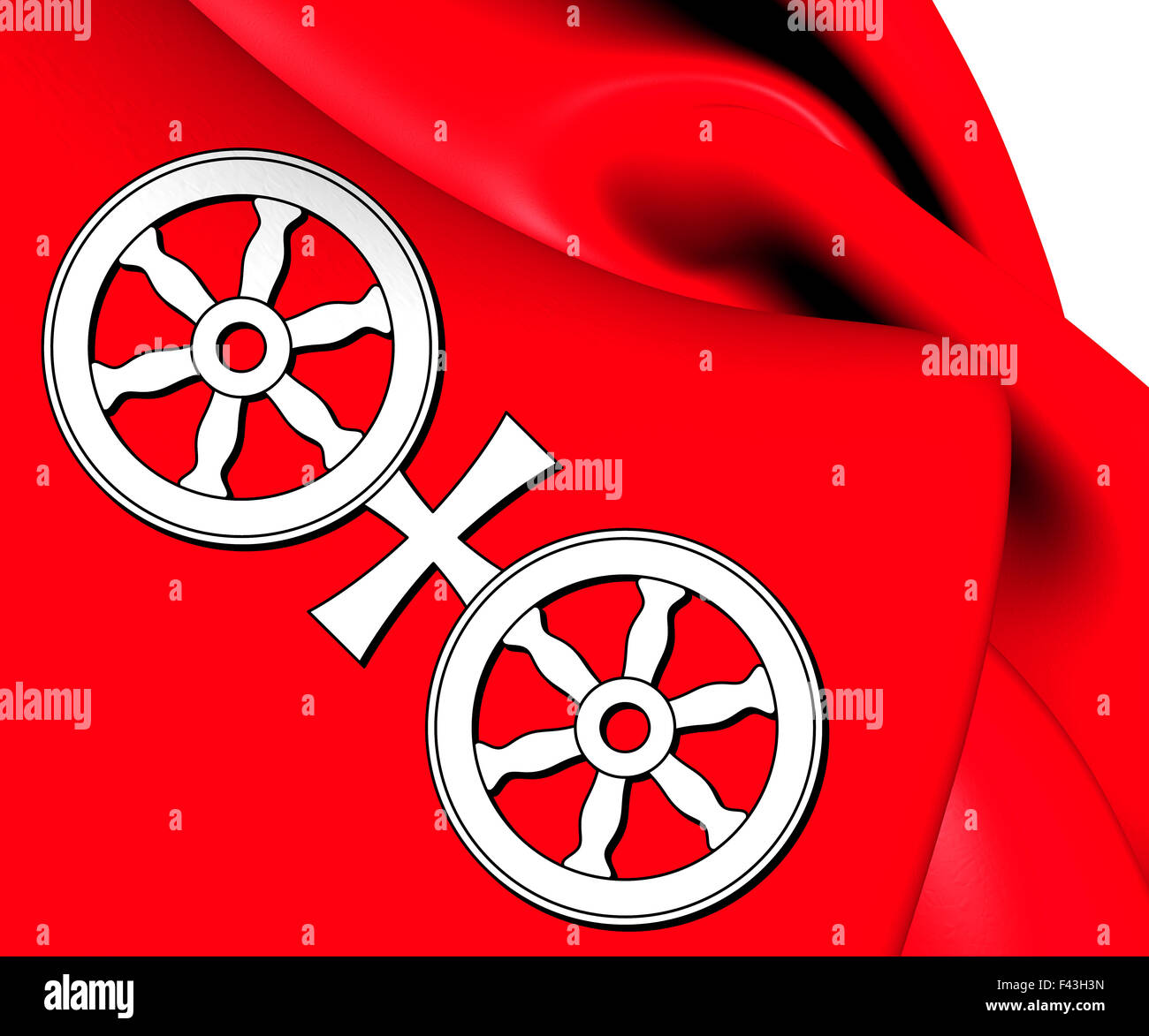 Flag of Mainz Stock Photo - Alamy