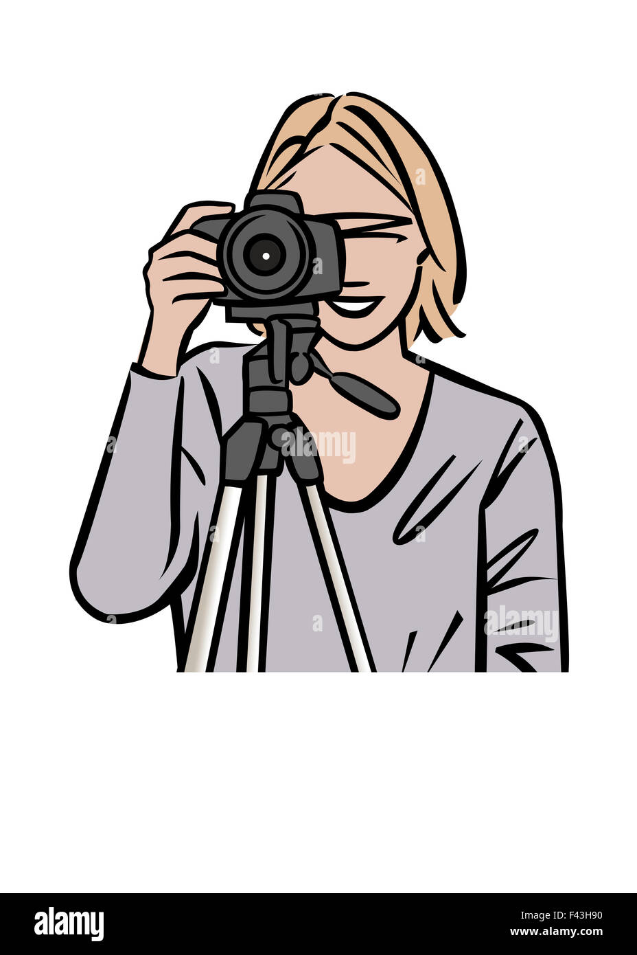 Photographer photo photos Cut Out Stock Images & Pictures - Alamy