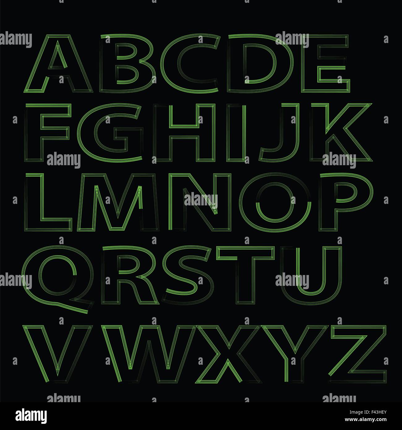 Ray alphabet hi-res stock photography and images - Alamy