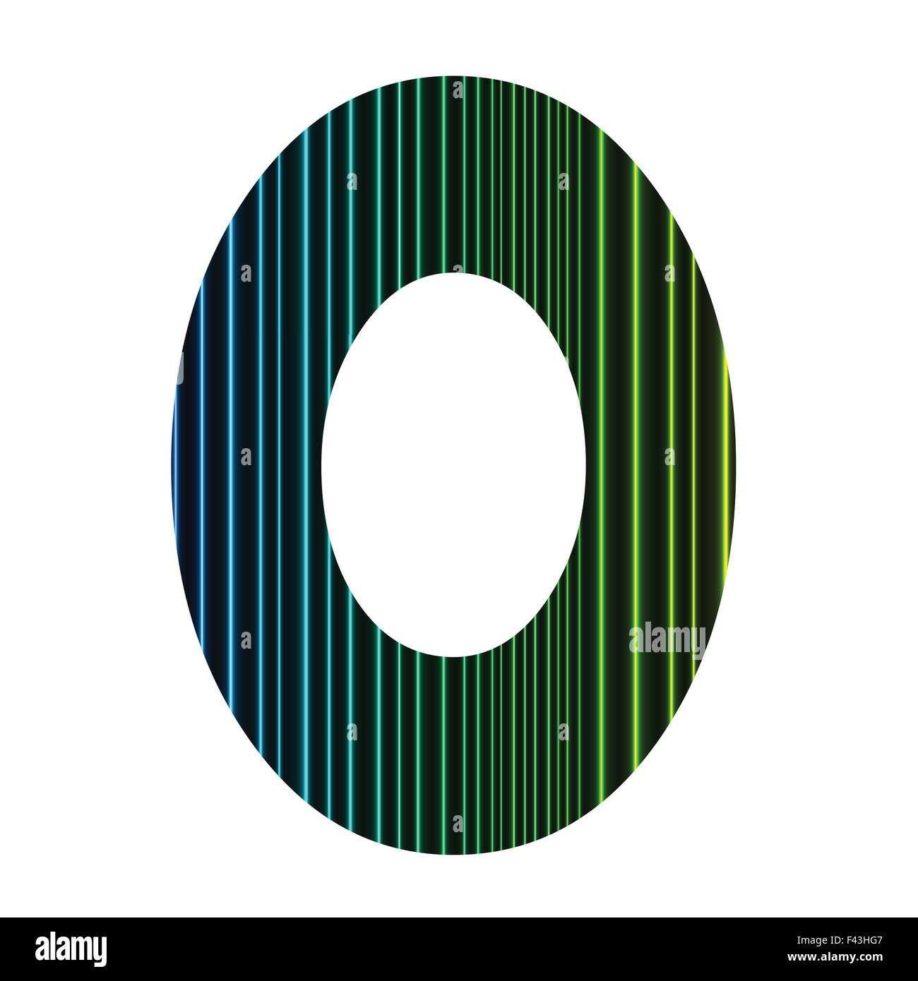 neon letter O Stock Photo - Alamy