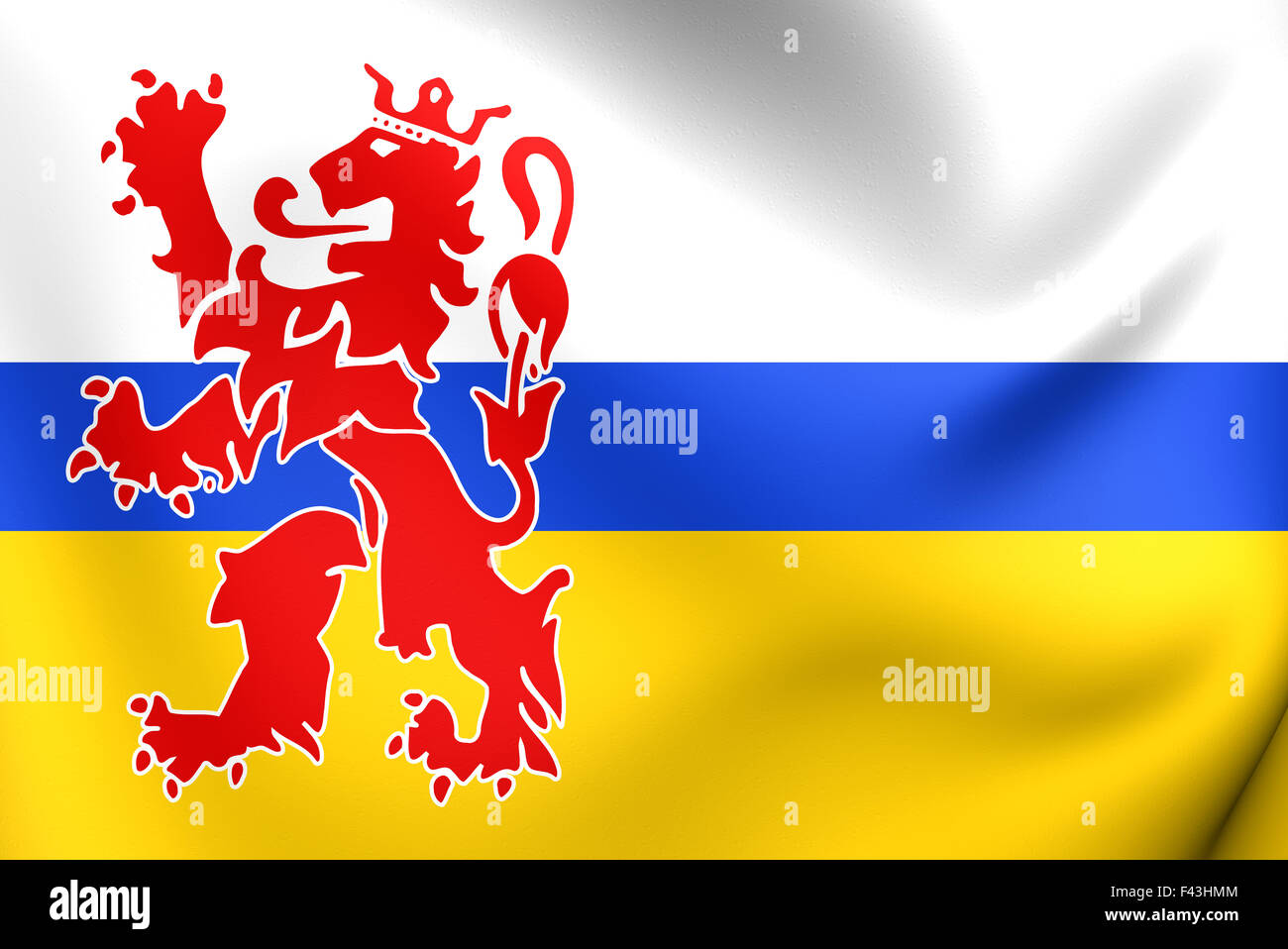 Flag of Limburg, Netherlands Stock Photo - Alamy