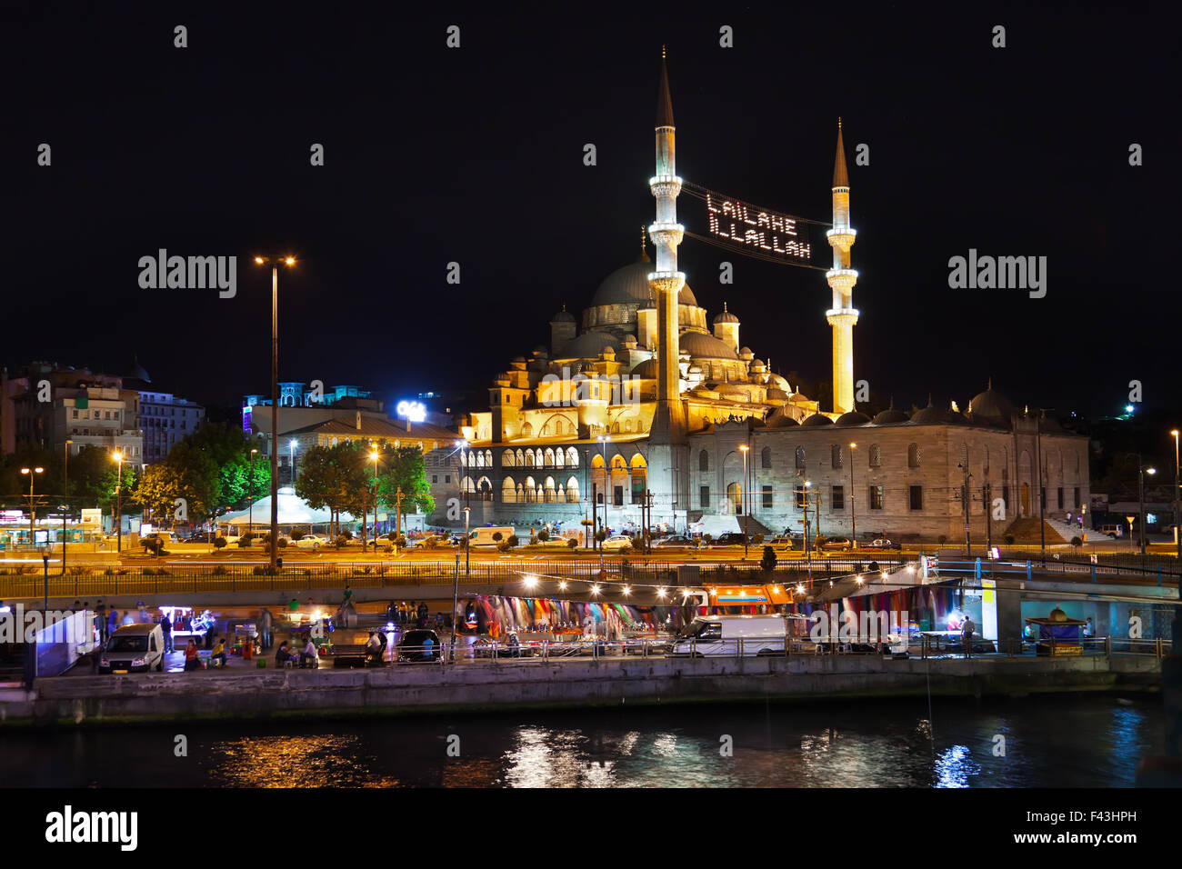 Istanbul Turkey at night Stock Photo - Alamy