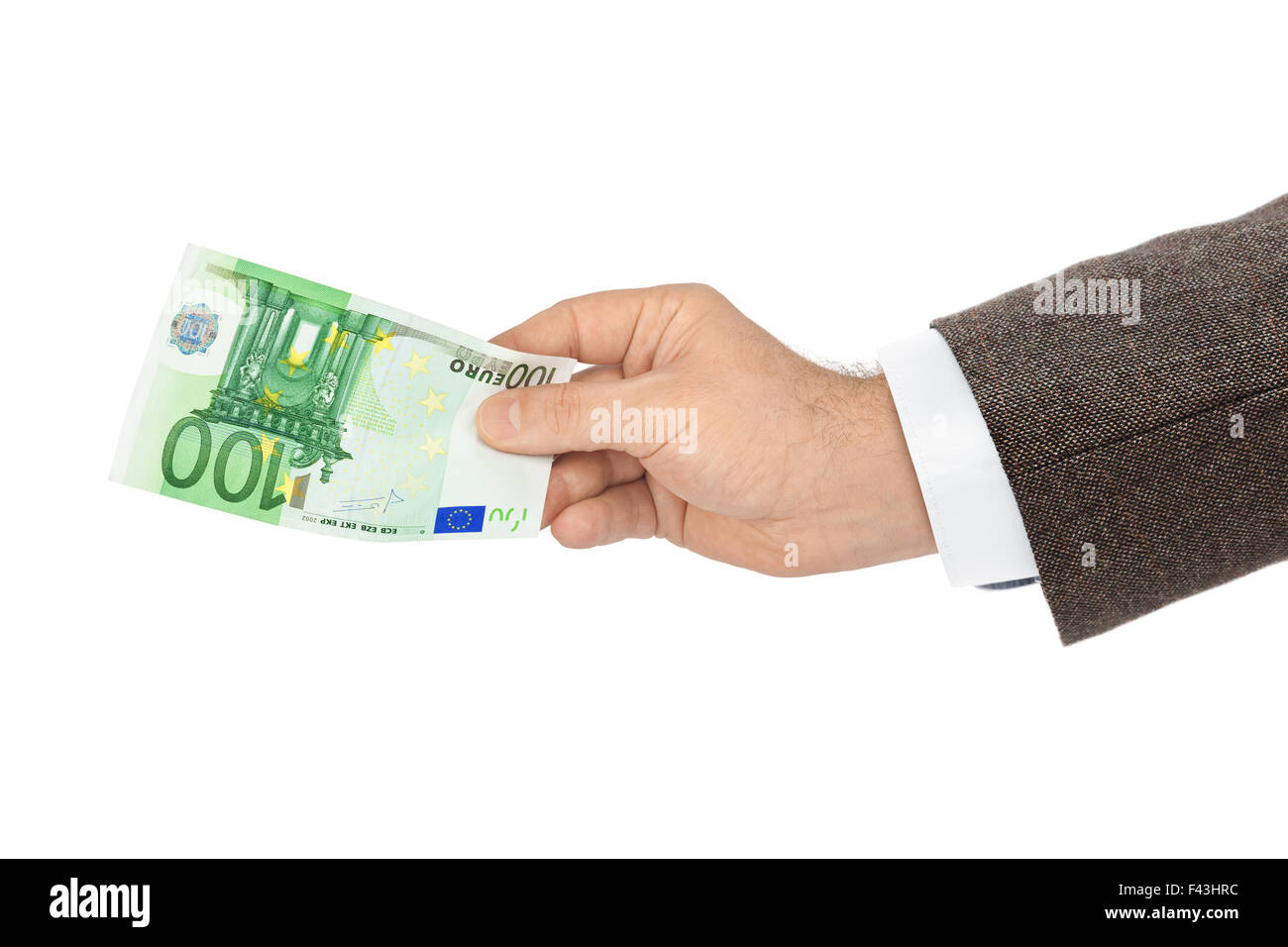 Hand with money Stock Photo - Alamy