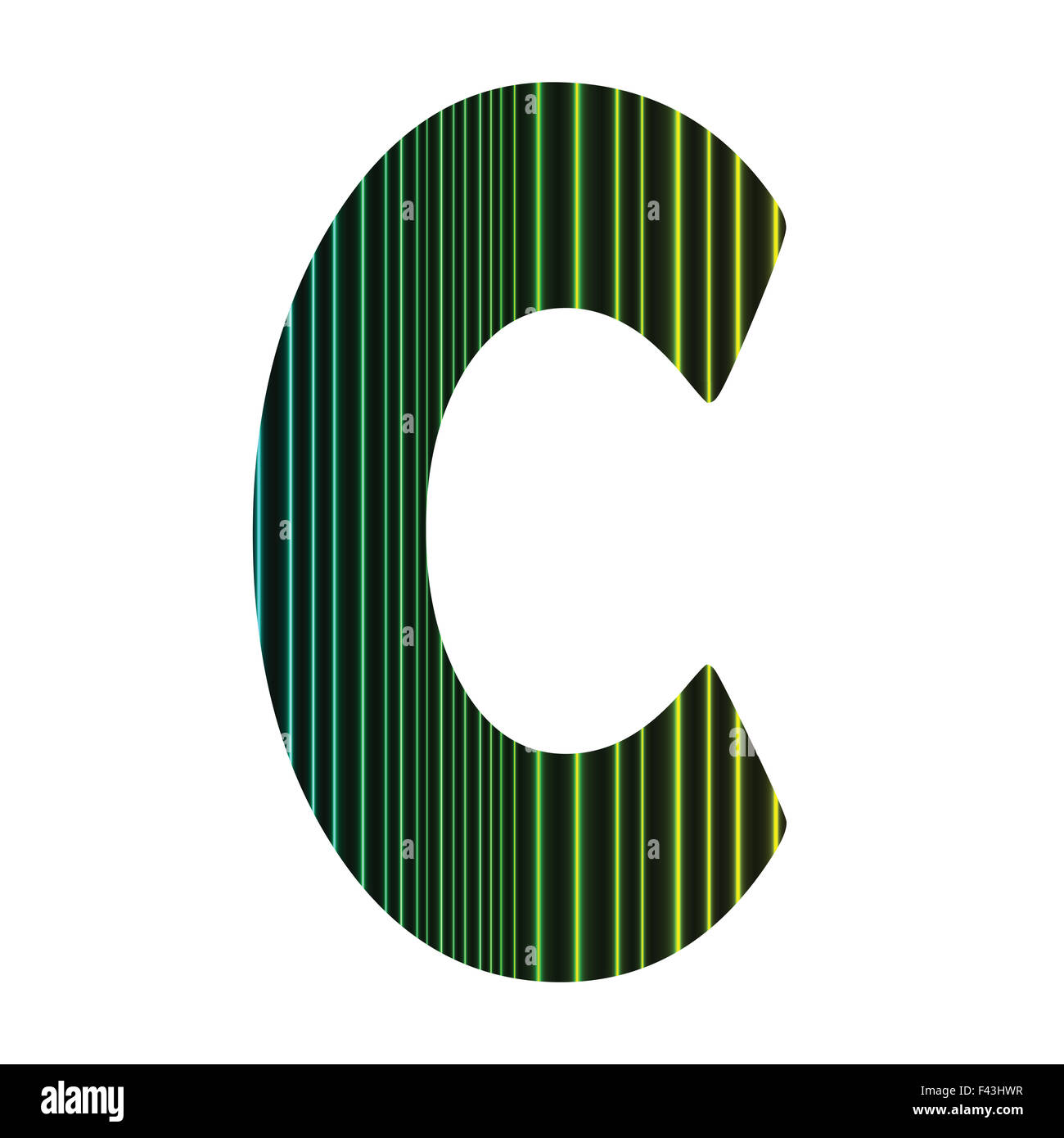 neon letter C Stock Photo - Alamy