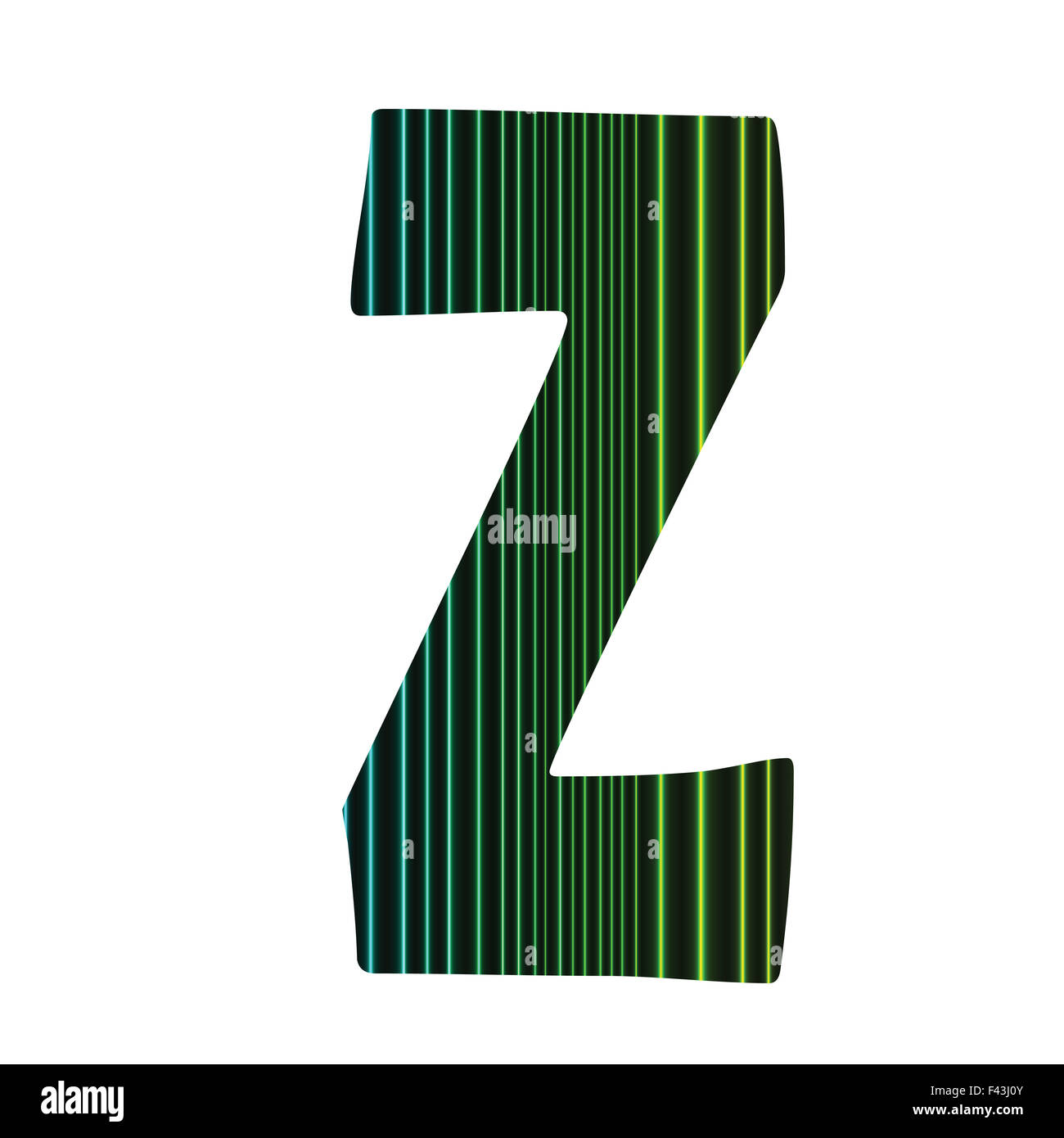 neon letter Z Stock Photo - Alamy