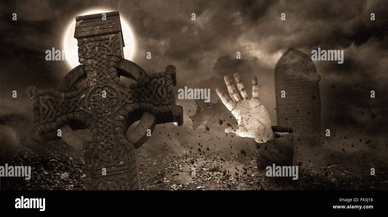 Zombie hand hi-res stock photography and images - Alamy