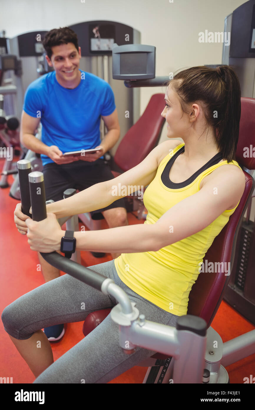 Woman personal trainer using hi-res stock photography and images - Alamy