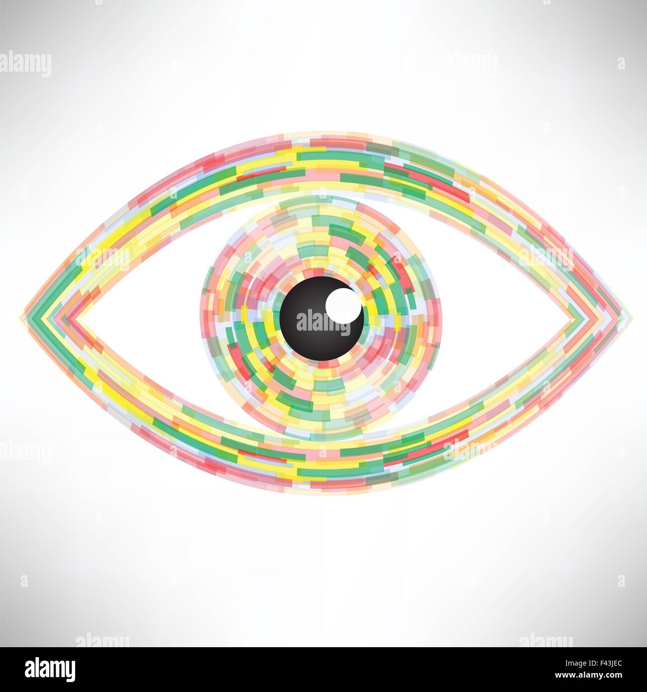 Eye icon sign round hi-res stock photography and images - Alamy