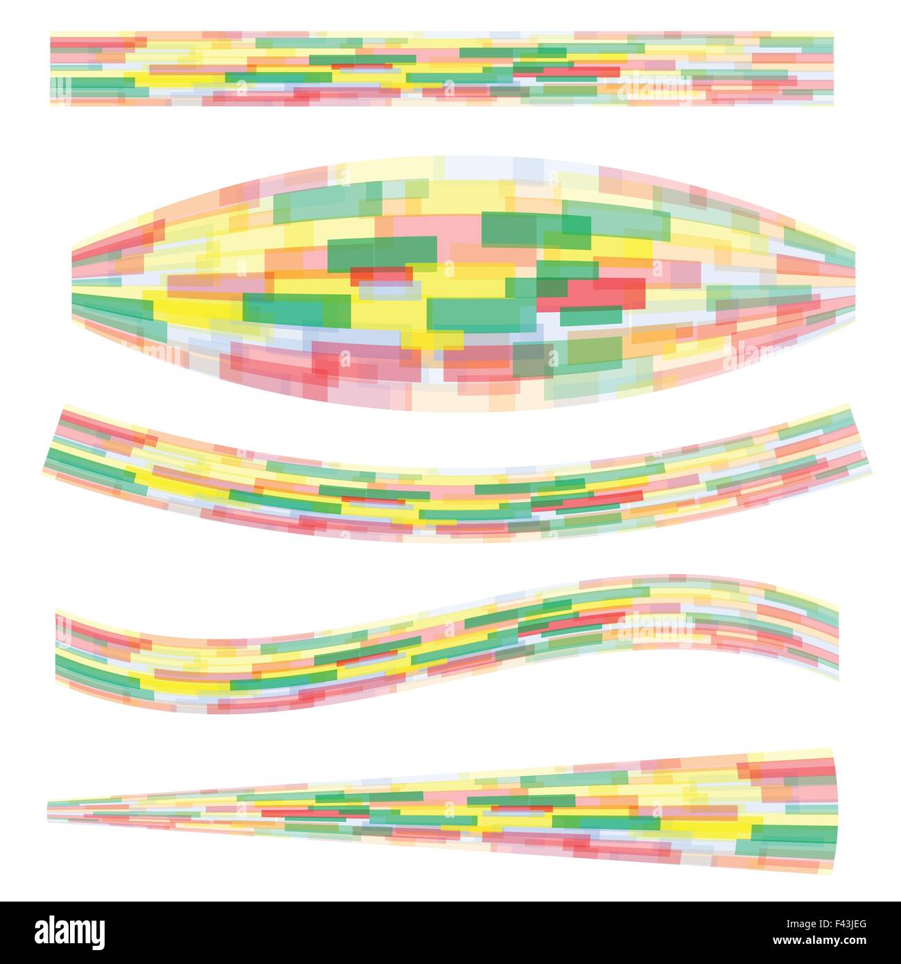 Abstract color mosaic simple Cut Out Stock Images & Pictures - Alamy