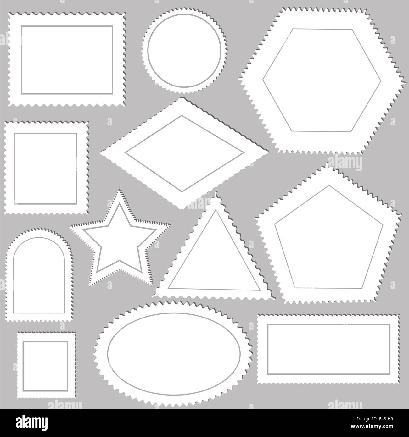 Blank postage stamps collection hi-res stock photography and images - Alamy