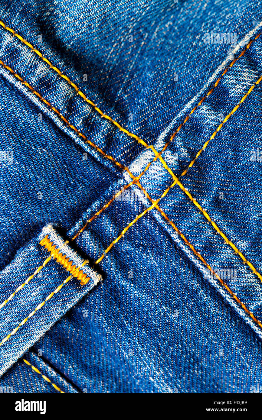 blue old jeans seams Stock Photo - Alamy
