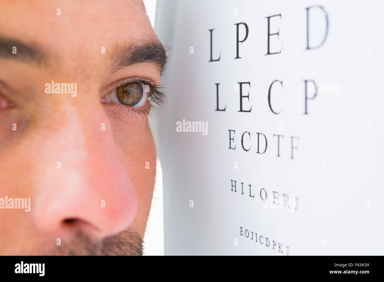 Optician eye test letters hi-res stock photography and images - Alamy