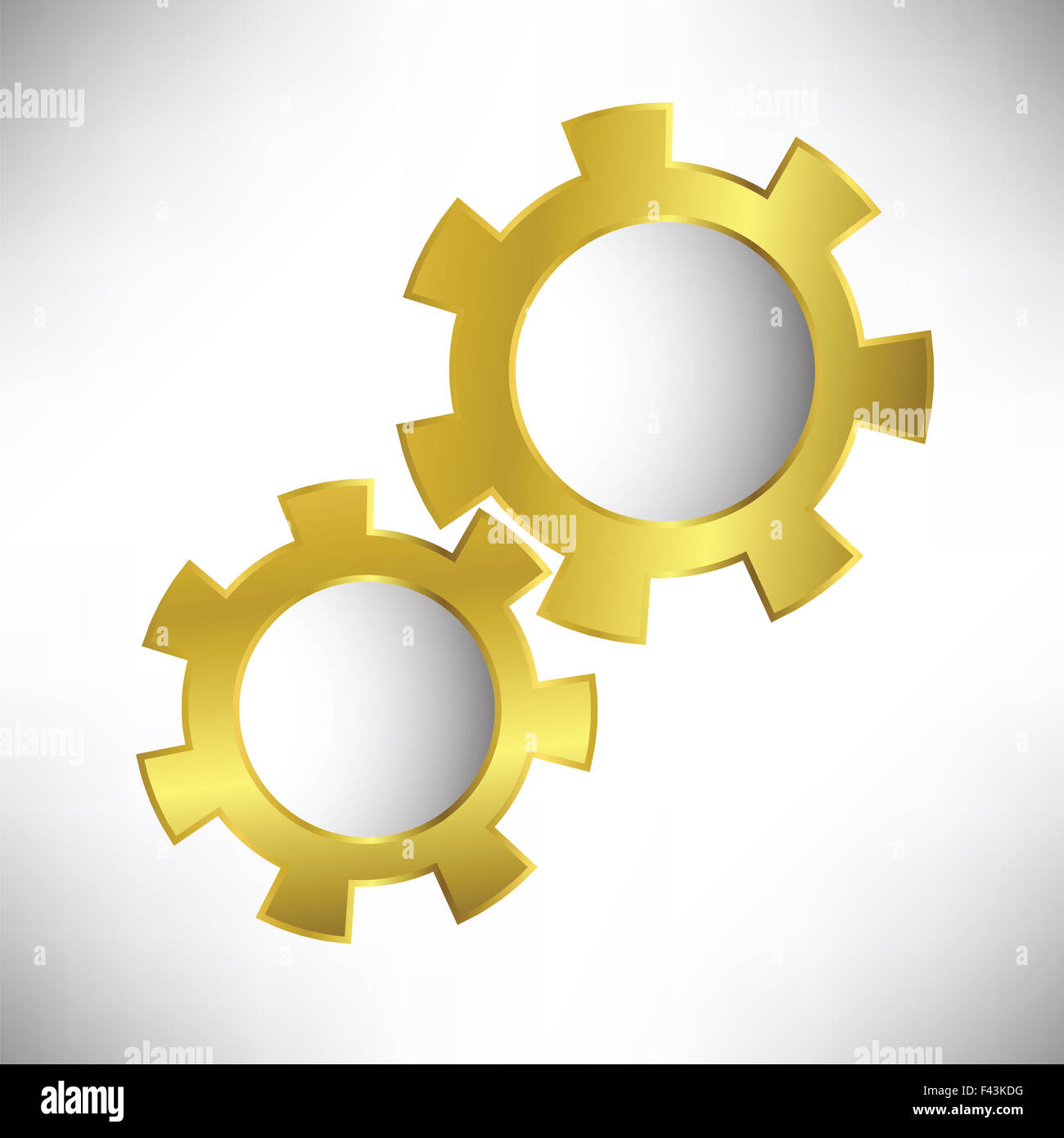Gold gears hi-res stock photography and images - Alamy