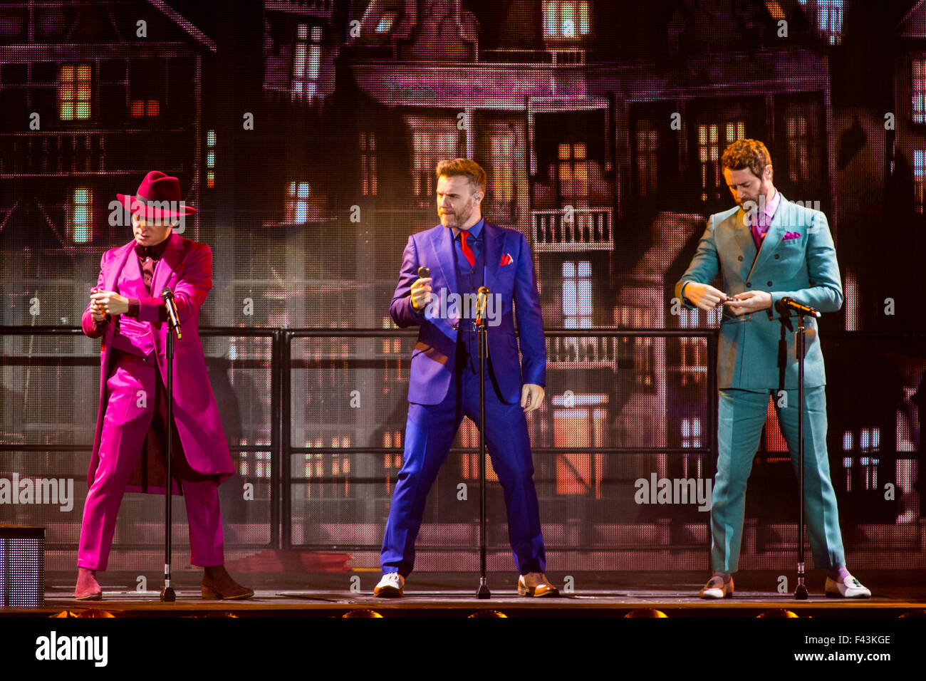 Assago Milan Italy. 13th October 2015. The English pop group TAKE THAT ...