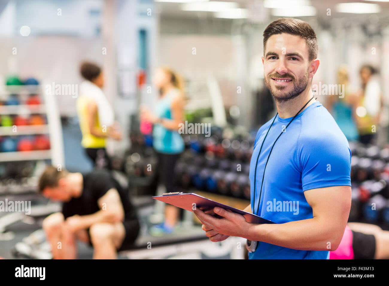 Portrait handsome personal trainer hi-res stock photography and images ...