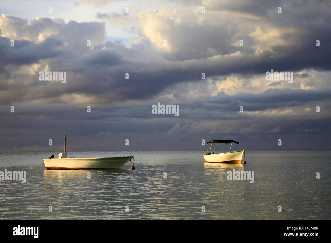 Two fishing boats Stock Photo - Alamy