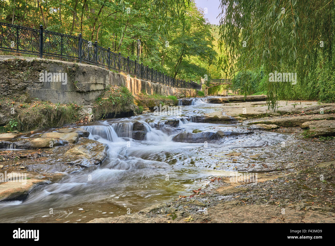 Landscape With River Stock Photo - Alamy