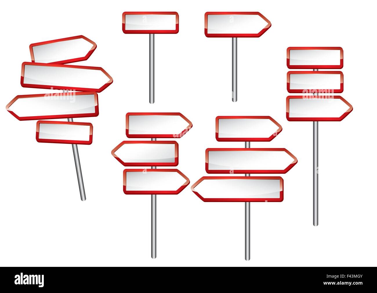 Road signs full vector Stock Vector Image & Art - Alamy