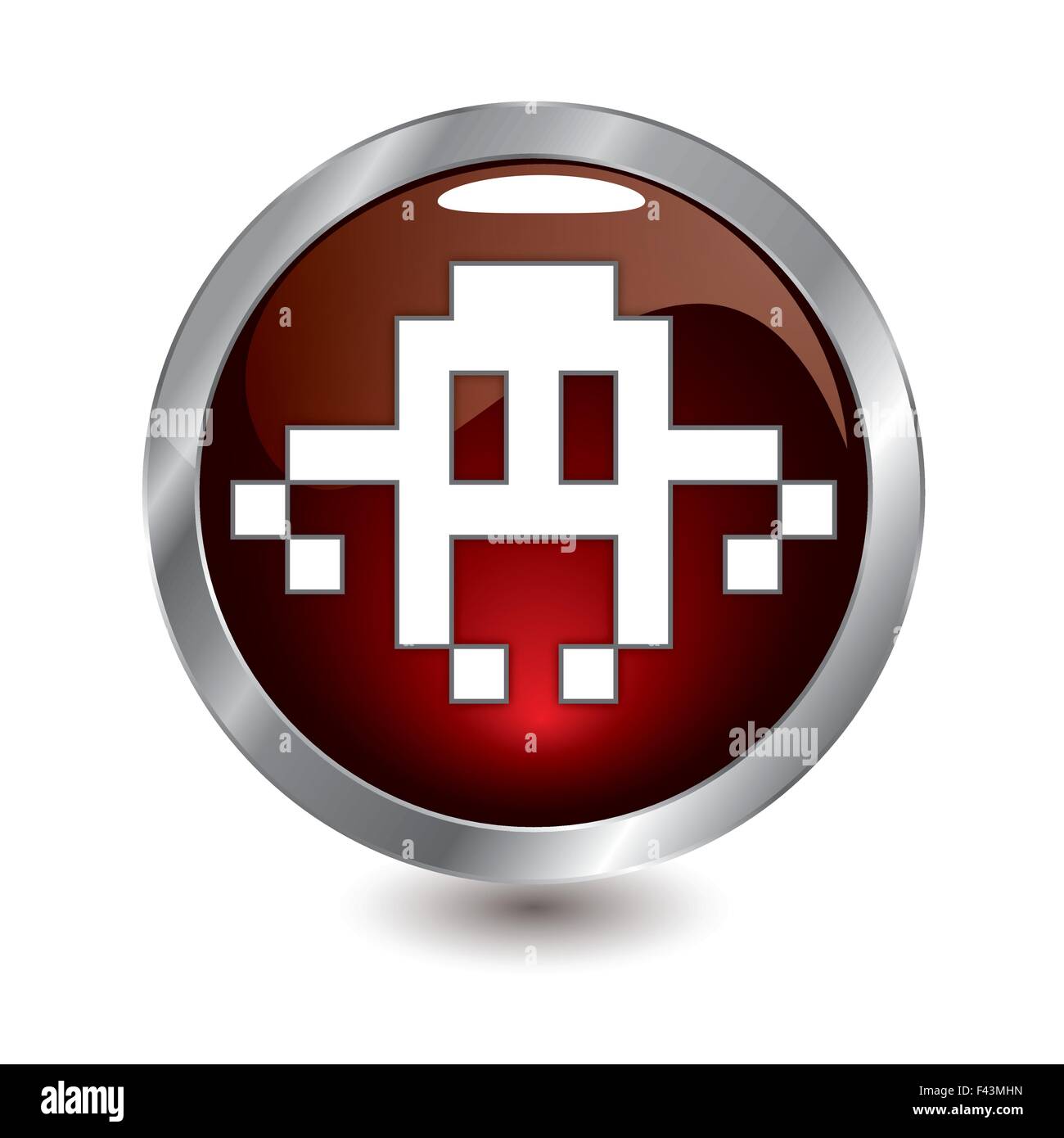 Cartoon character red monster Cut Out Stock Images & Pictures - Alamy