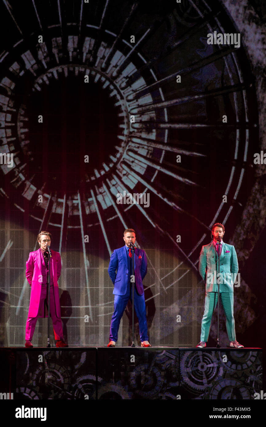 Assago Milan Italy. 13th October 2015. The English pop group TAKE THAT ...